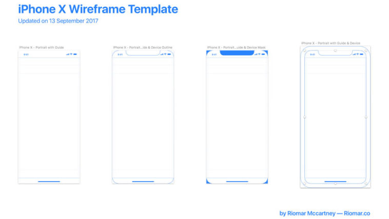 Mobile Wireflows Adobe XD Template - Xd File