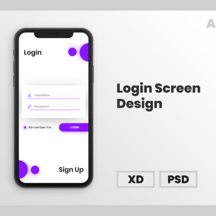 Adobe XD Xd Simple Dashboard Template - Xd File