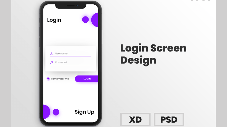 New iPhone X mockups for Adobe XD - Xd File