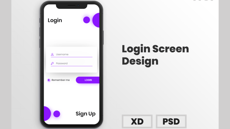 iPhone XR Mockup for Adobe XD - Xd File