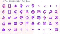 Modern Free 30 Icons Pack - Xd File