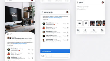 Social Media UI Kit Demo - Xd File