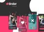 Free Tinder Redesign Dark UI Kit - Xd File
