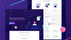 Digital Agency XD Web Template - Xd File