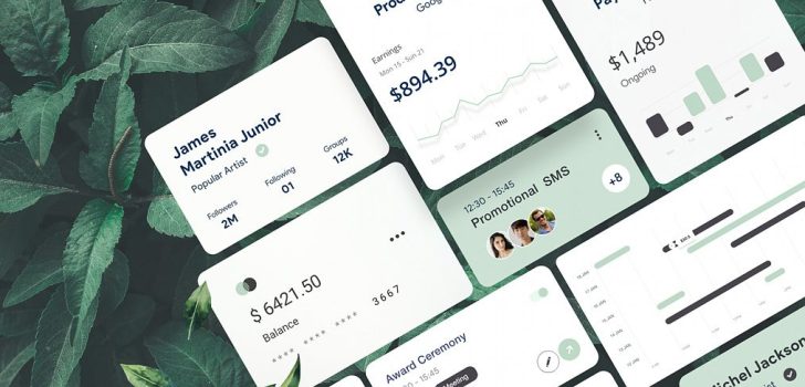 Free Adobe XD UI Card - Xd File