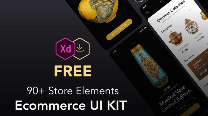 Free Diwali eCommerce XD App UI Template - Xd File
