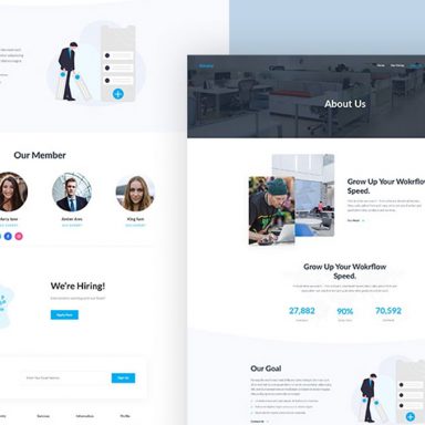 Free Task Management XD Onboarding - Free Adobe Xd File