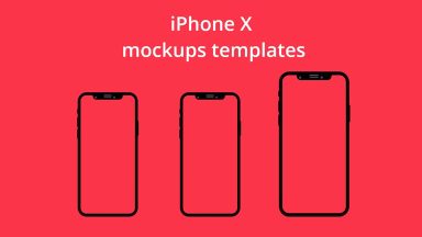 Free Adobe XD iPhone X Mockups - Free Sketch resources
