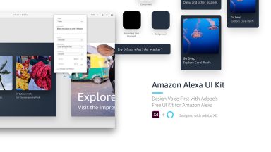 Free Amazon Alexa Voice UI Kit - Free Xd File