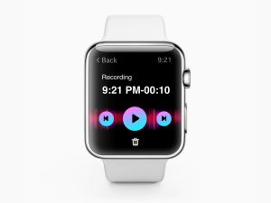 Free Apple Watch Voice Recording Concept Templates - Xd File