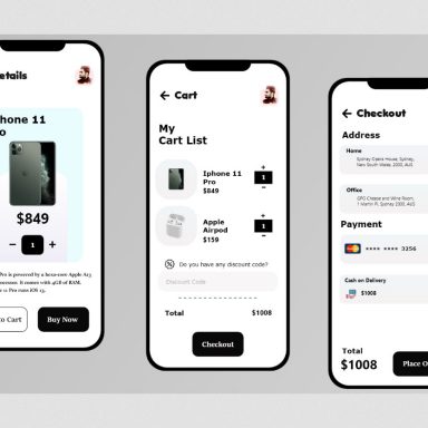 Free eCommerce Starter XD Kit - Xd File