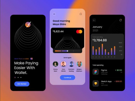 Free Mobile Payment App XD Template - Xd File