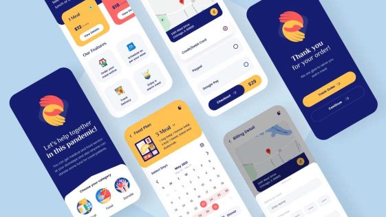 Free eMail Inbox Cleaning App Adobe XD Template - Xd File