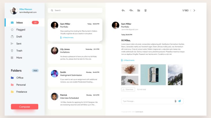 Adobe Xd Website Template and Landing Pages - Xd File