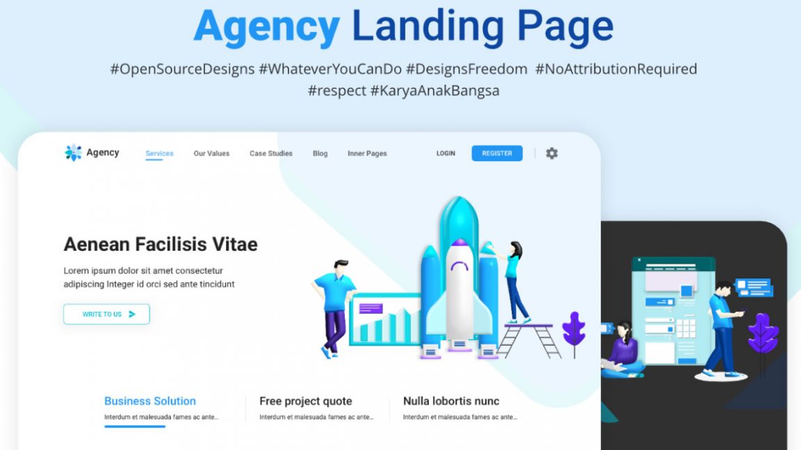Adobe Xd Website Template and Landing Pages - Xd File