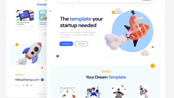 Free Exhibition Stall Design Company XD Website Template - Adobe Xd File