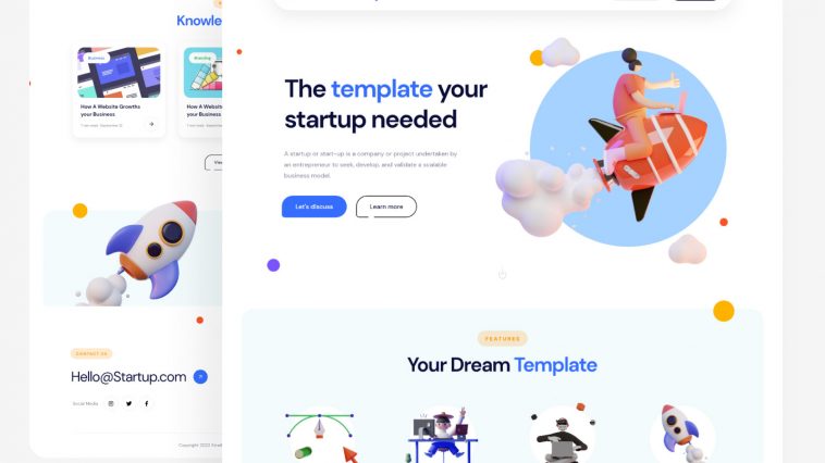 Free Exhibition Stall Design Company XD Website Template - Adobe Xd File