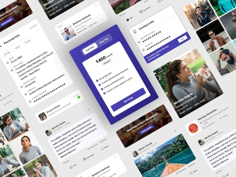 Adobe XD UI Components and Elements Template file - Free Adobe Xd File