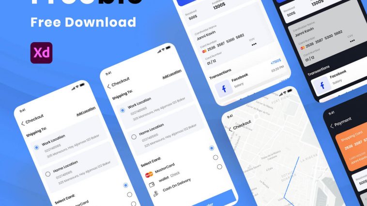 Adobe XD Mobile App Templates - Xd File